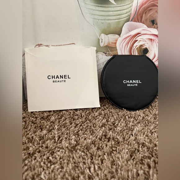 CHANEL | Accessories | Chanel Beaut Cosmetic Large Mirror | Poshmark